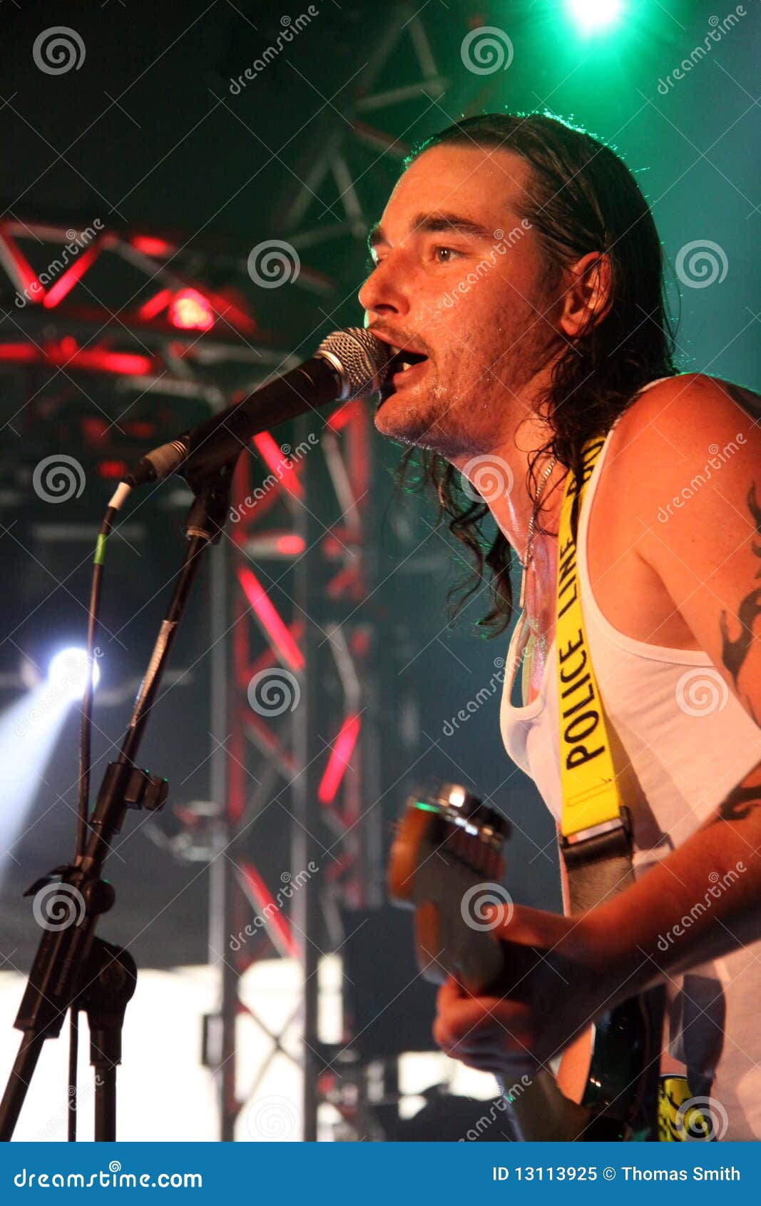 Guitarist and Lead Singer of the Retox Editorial Image - Image of metal ...