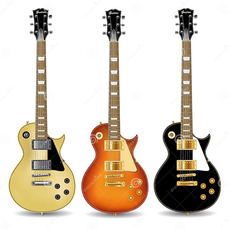 Guitarra ilustração do vetor. Ilustração de azuis, objeto - 47147761