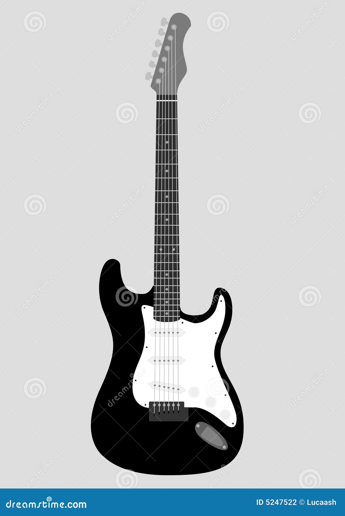 Guitarra del vector ilustración del vector. Ilustración de guitarra ...