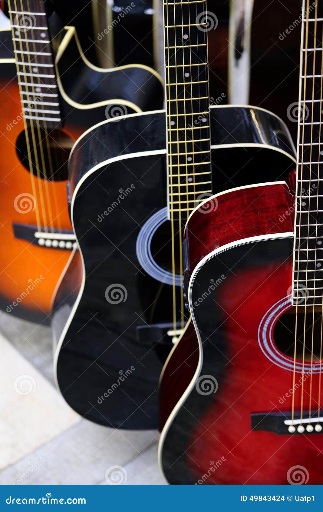 Guitars stock photo. Image of audio, concert, guitars - 49843424