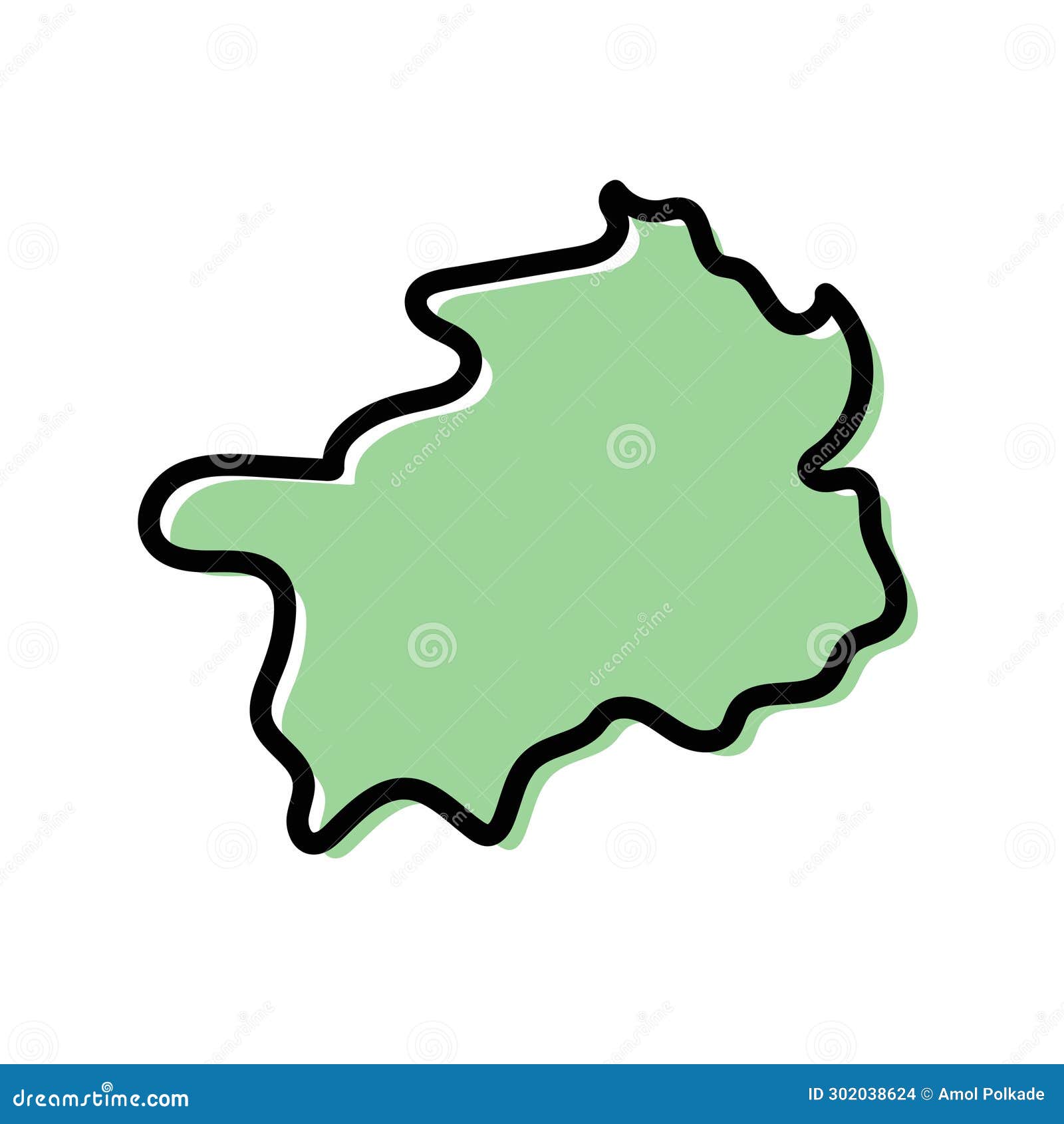 Guizhou Region of China Vector Map Illustration Stock Vector ...