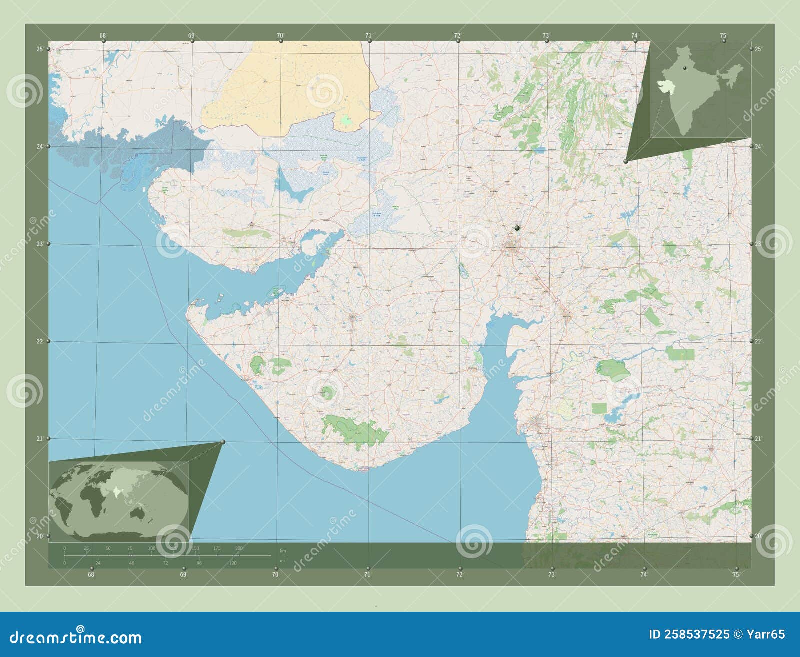 Gujarat, India. OSM. Capital Stock Illustration - Illustration of land ... Gujarat, India. OSM. Capital Stock Illustration - Illustration of land ...