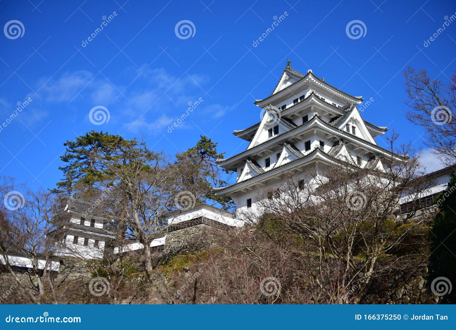 Gujo Hachiman Castle Built in 1559 on a Hilltop in Japan Stock Photo ...