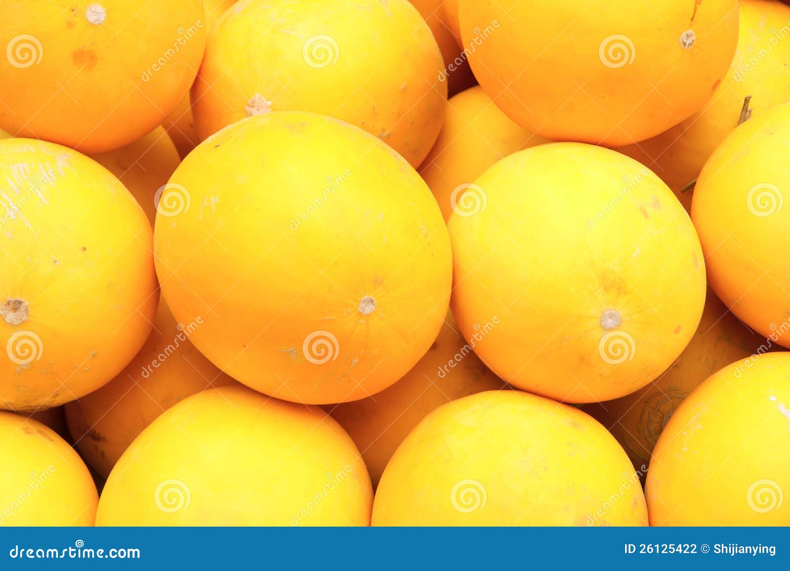 Gul melon arkivfoto. Bild av muskmelon, sött, melnar - 26125422