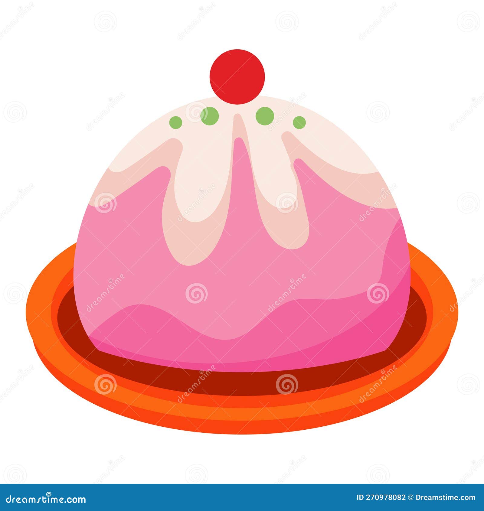 Gulab Jamun. Indian Traditional Food. Vector Color Realistic ...
