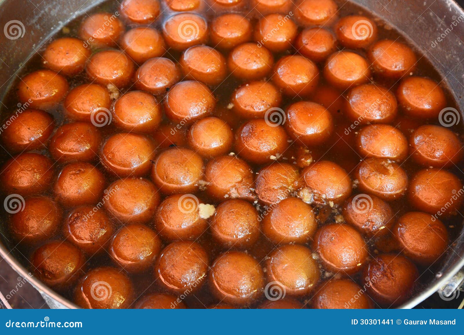 Gulab Jamun In Syrup. Traditional Sweet Indian Dessert. Stock ...