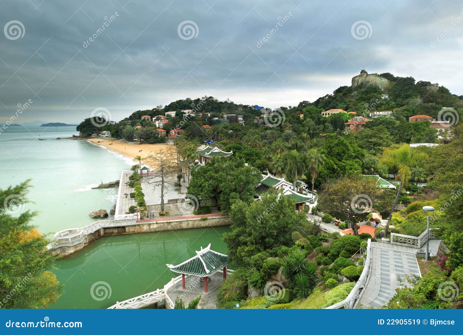 Gulangyu scenery stock image. Image of china, mountains - 22905519