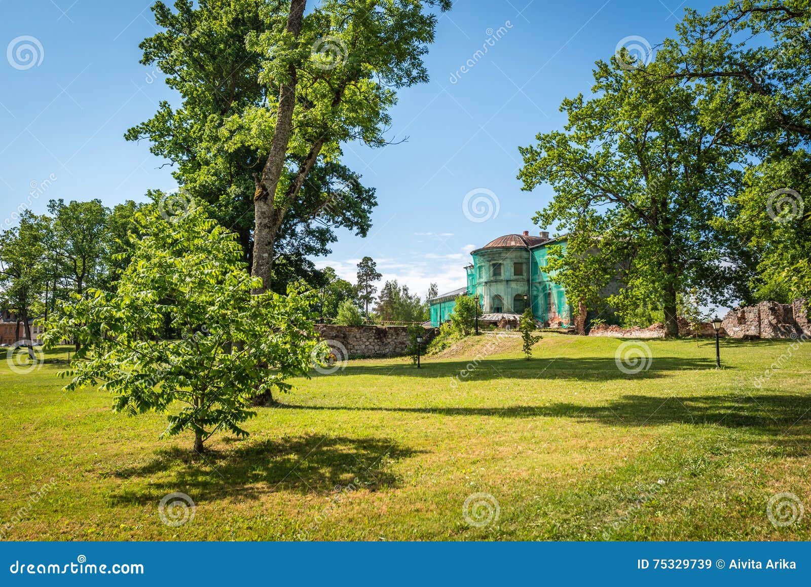 Gulbene White Palace in Latvia Editorial Stock Image - Image of travel ...