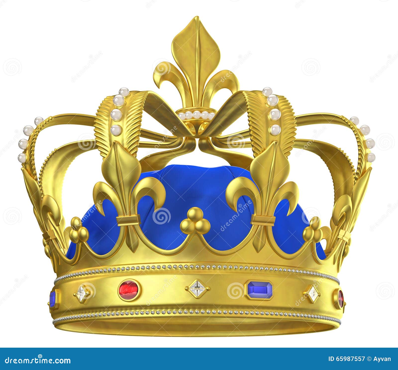 Guld- krona med juvlar stock illustrationer. Illustration av adelsman ...