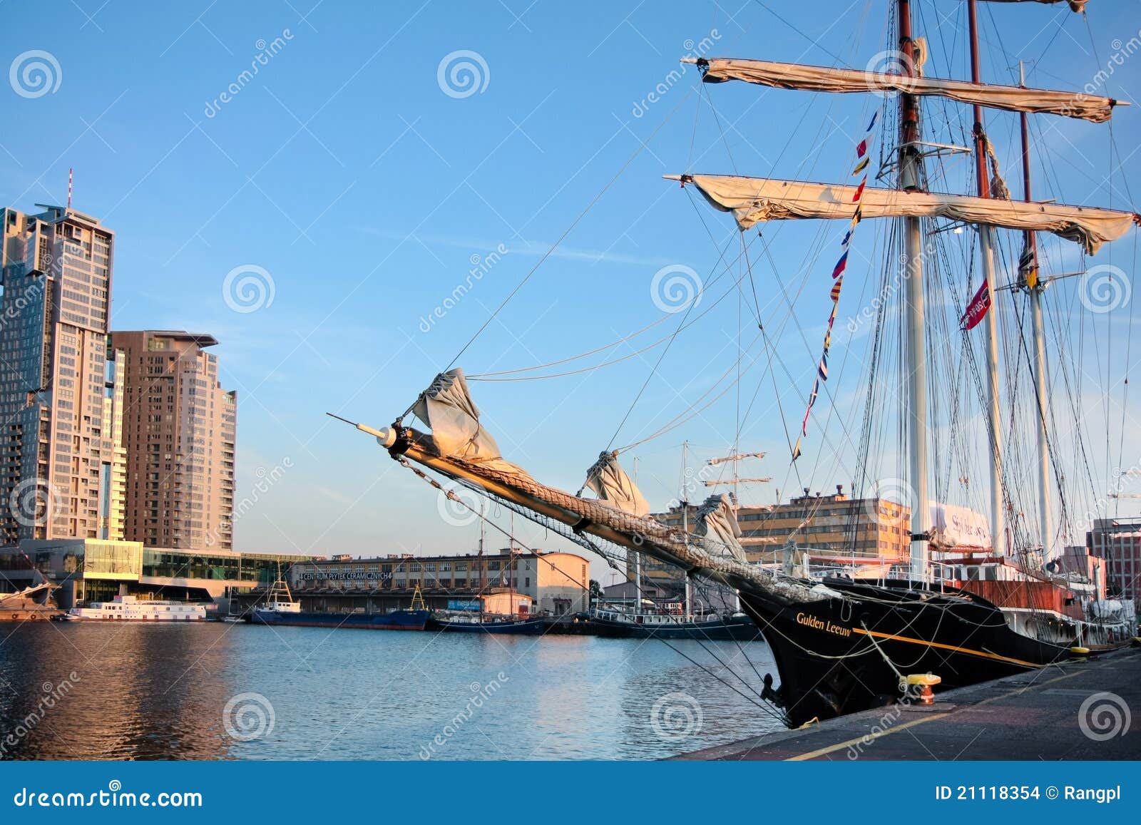 Gulden Leeuw Ship Gdynia Stock Photos - Free & Royalty-Free Stock ...
