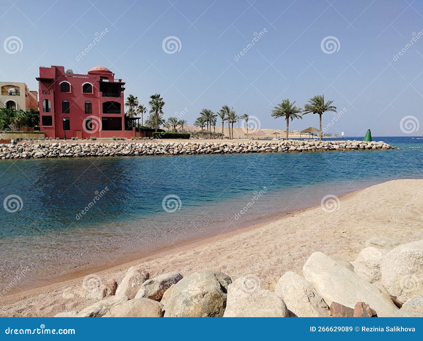 Gulf of Agaba. stock image. Image of beautiful, sands - 266629089
