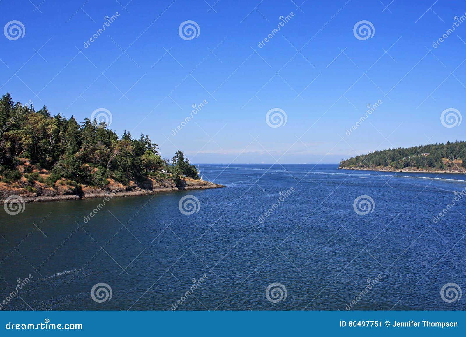 Gulf Islands, Georgia Strait Stock Image - Image of canada, gulf: 80497751
