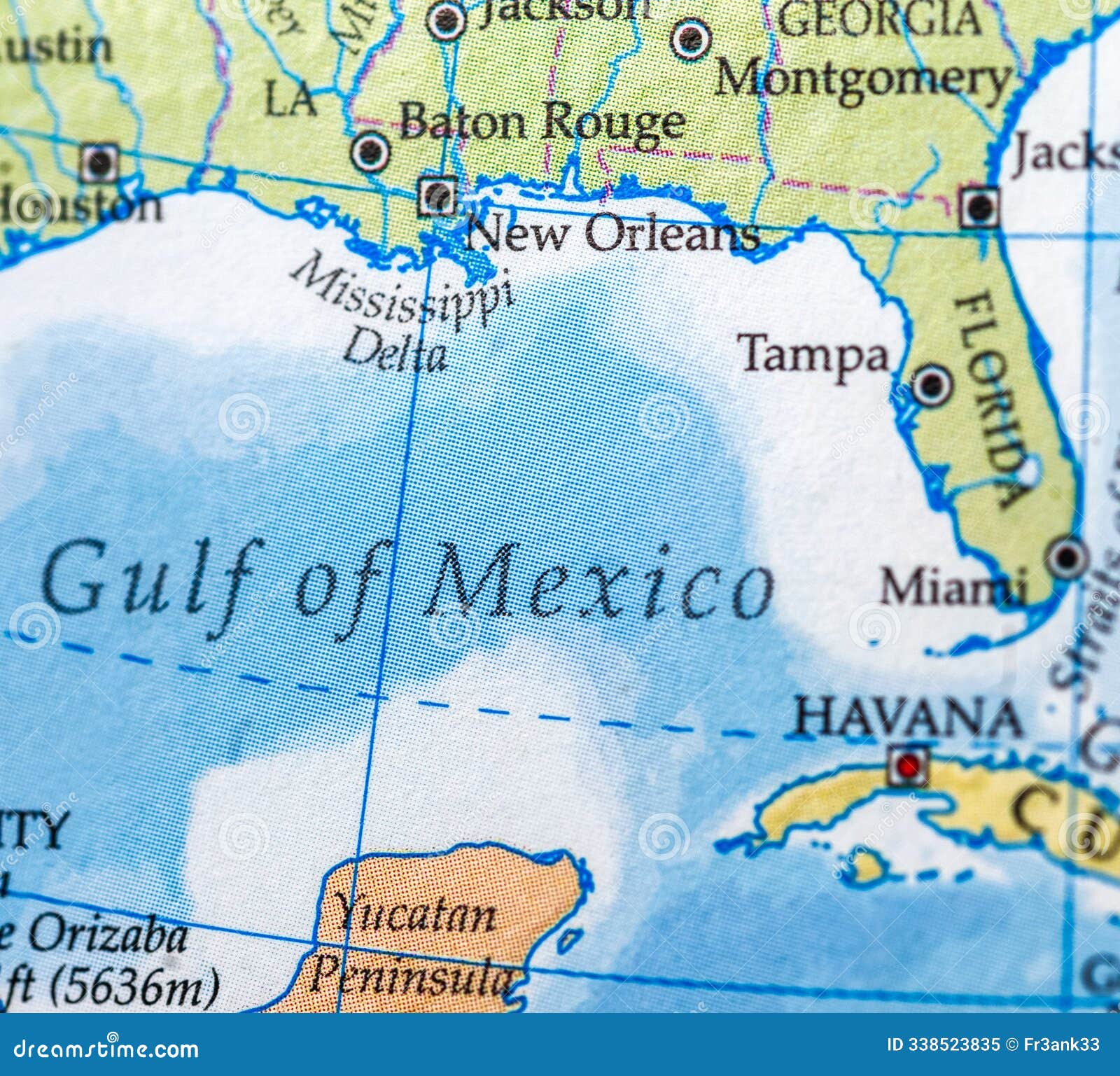 Gulf of mexico stock image. Image of america, cuba, south - 338523835