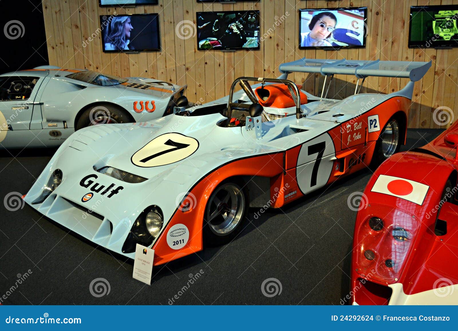 Gulf mirage race car editorial stock image. Image of motor - 24292624