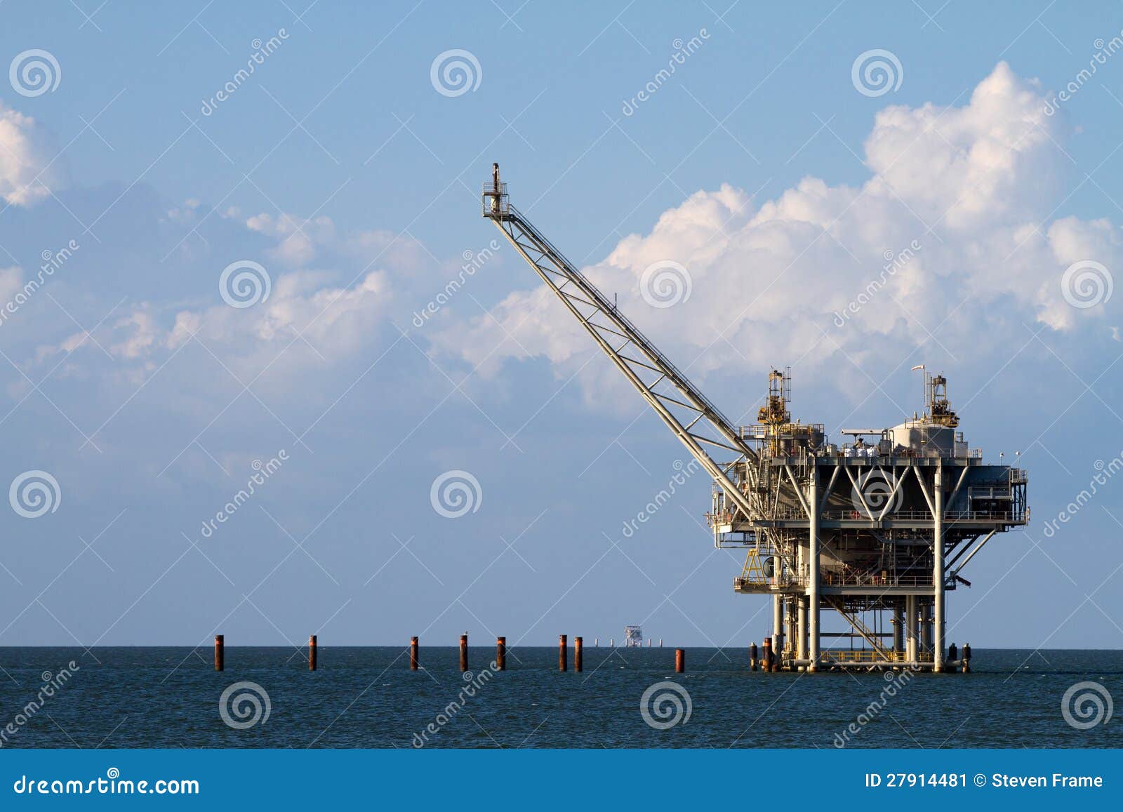 Gulf Oil Rig stock image. Image of production, oilrig - 27914481
