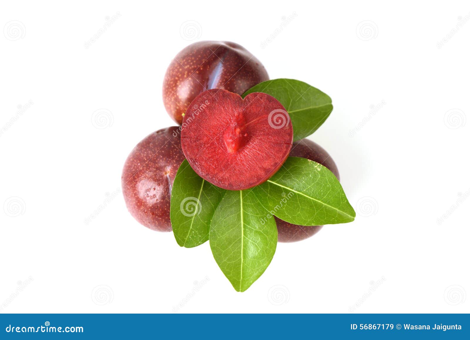 Gulf ruby plum. stock image. Image of ripe, gold, vegetarian - 56867179