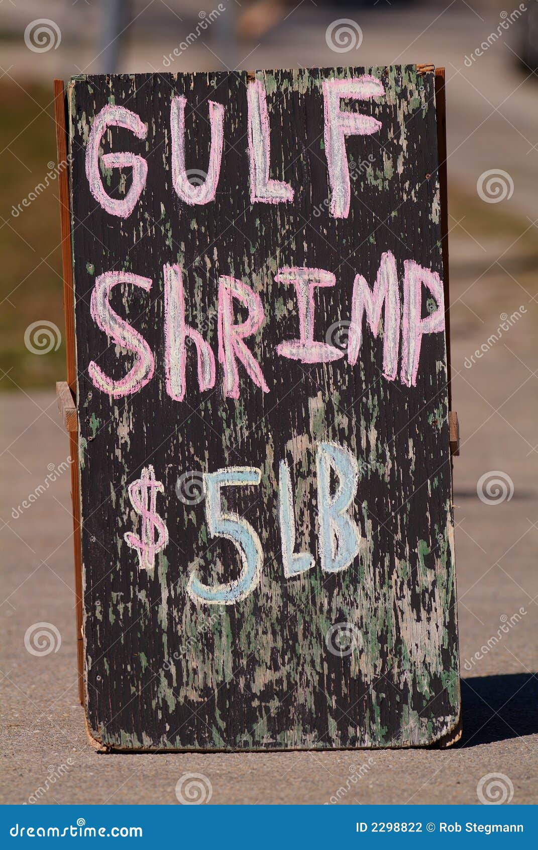 Gulf Shrimp Sign stock photo. Image of gulf, catch, market - 2298822