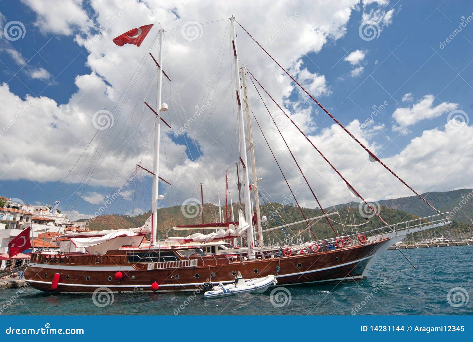 Gullet in the bay stock photo. Image of nature, lifestyle - 14281144