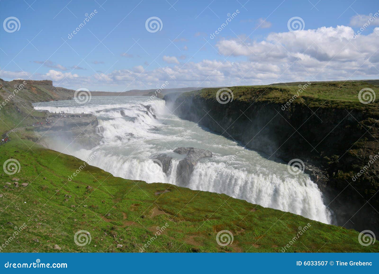 Gullfoss Waterfalls stock image. Image of environment - 6033507