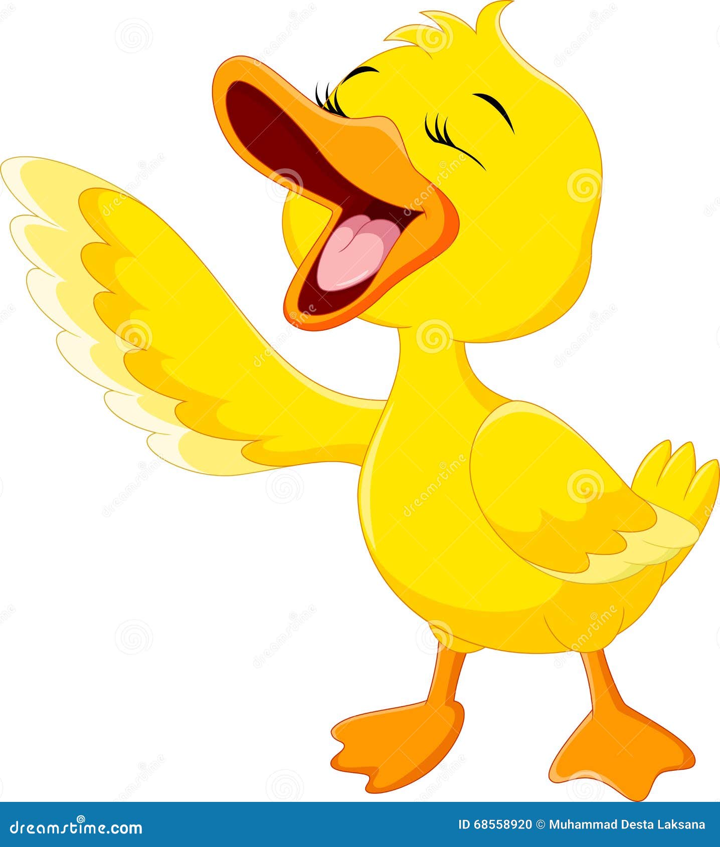 Gullig Andskratttecknad Film Stock Illustrationer - Illustration av ...