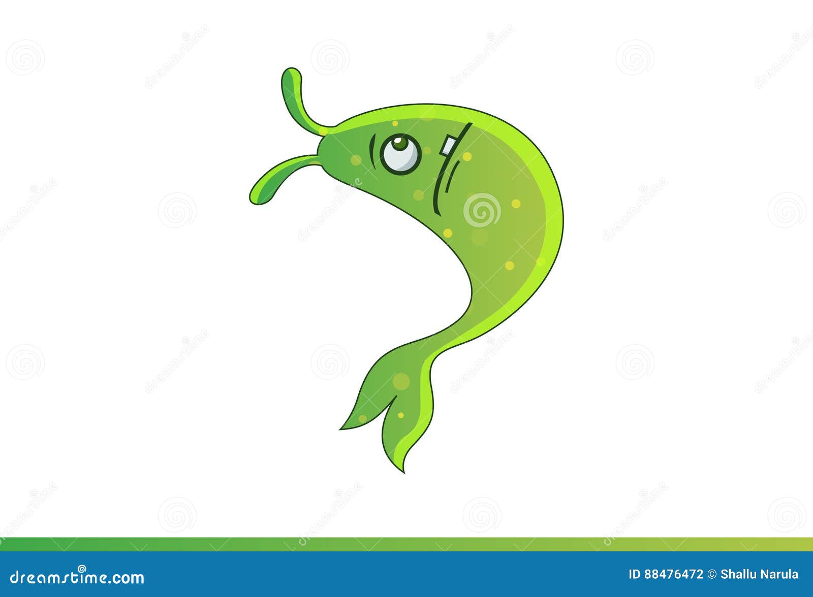 Gullig fisk ledsna Emoji stock illustrationer. Illustration av klar ...