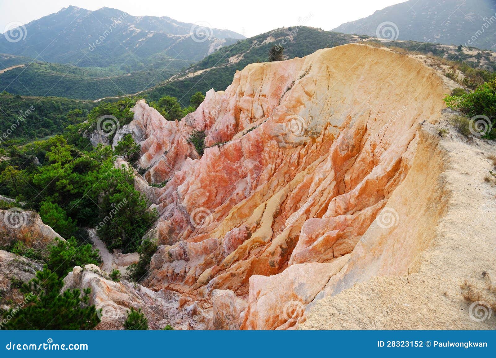 Gully in Hong Kong stock photo. Image of gullies, gulch - 28323152