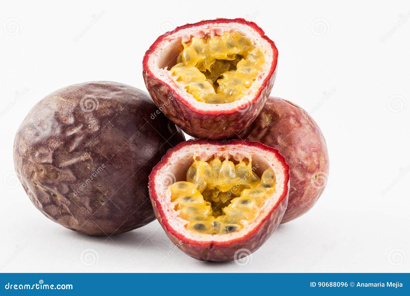 Gulupa Passiflora Edulis Fo. Edulis Royalty-Free Stock Image ...