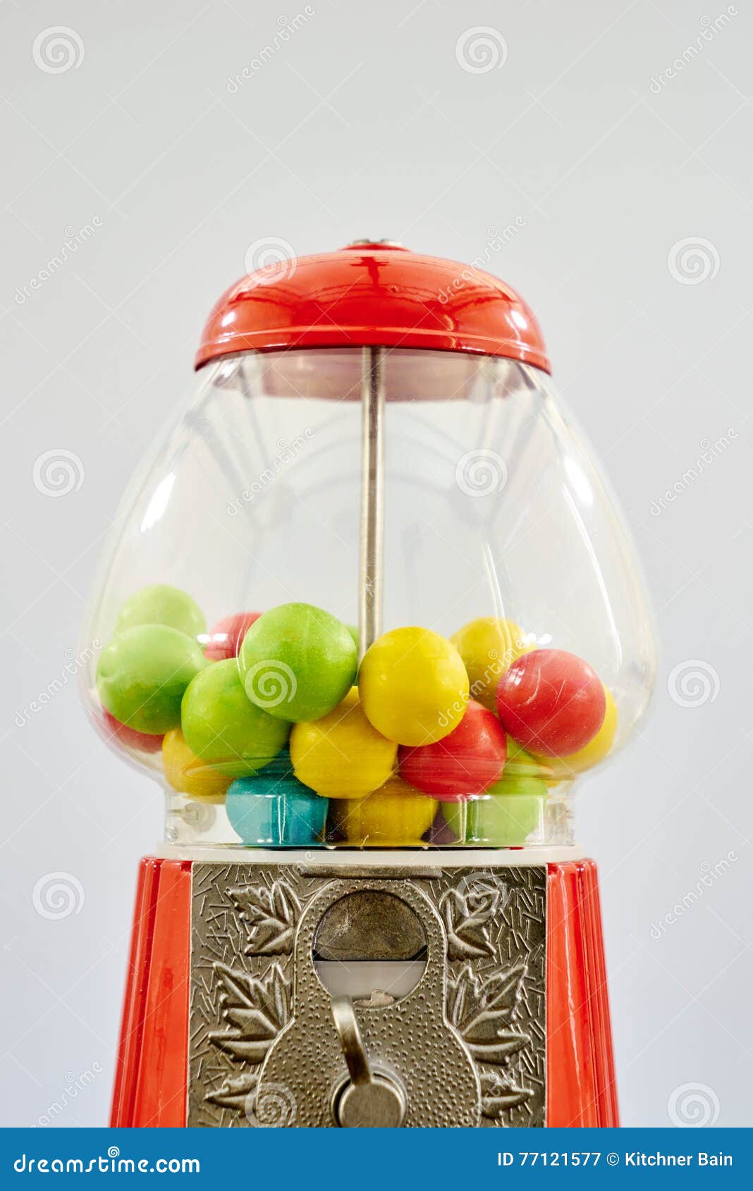 Gum Ball Machine stock image. Image of chewing, bubble - 77121577