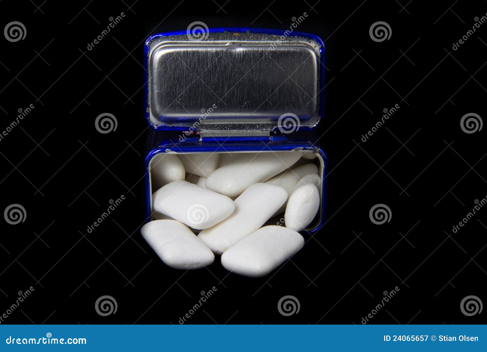 Gum in a box stock image. Image of isolated, fresh, aroma - 24065657