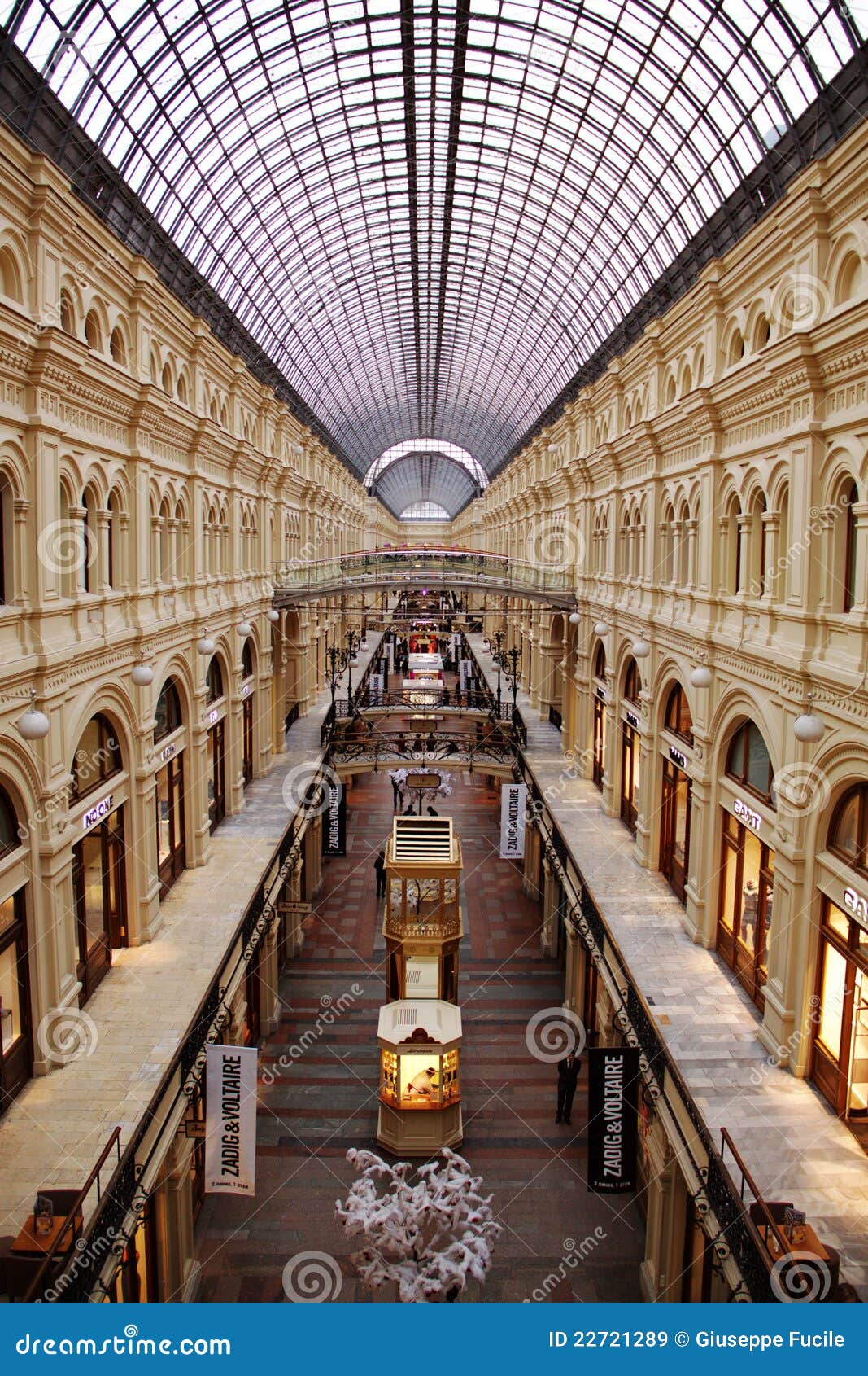 GUM Commercial Gallery editorial stock image. Image of business - 22721289