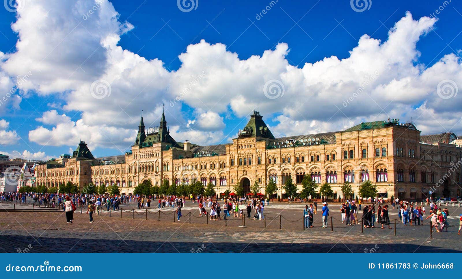 GUM department store stock image. Image of city, rest - 11861783