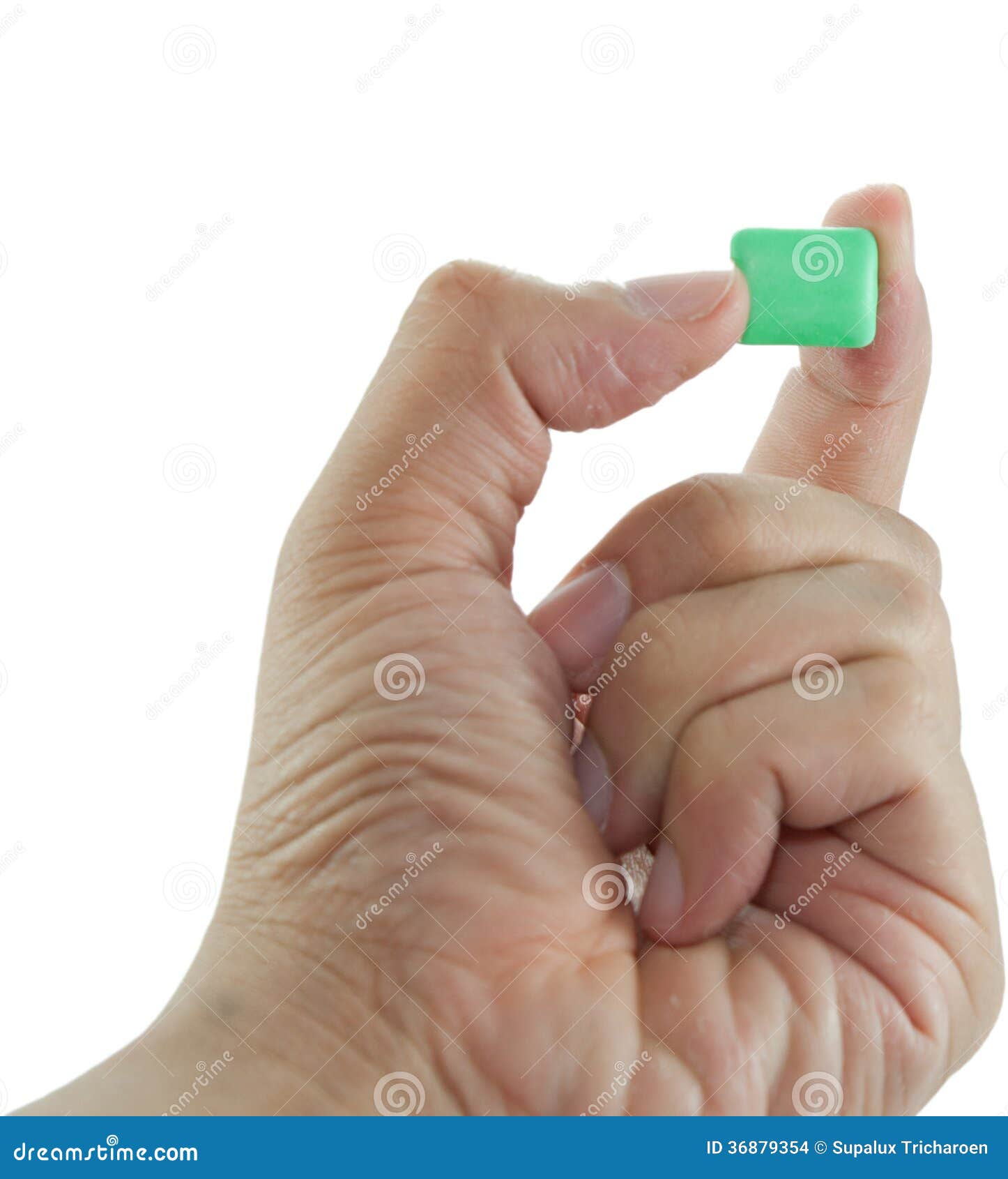Gum in hand stock photo. Image of hand, eating, asia - 36879354