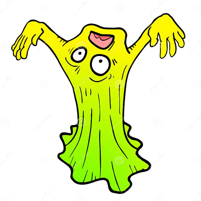 Gum monster stock vector. Illustration of fantasy, concept - 43719591