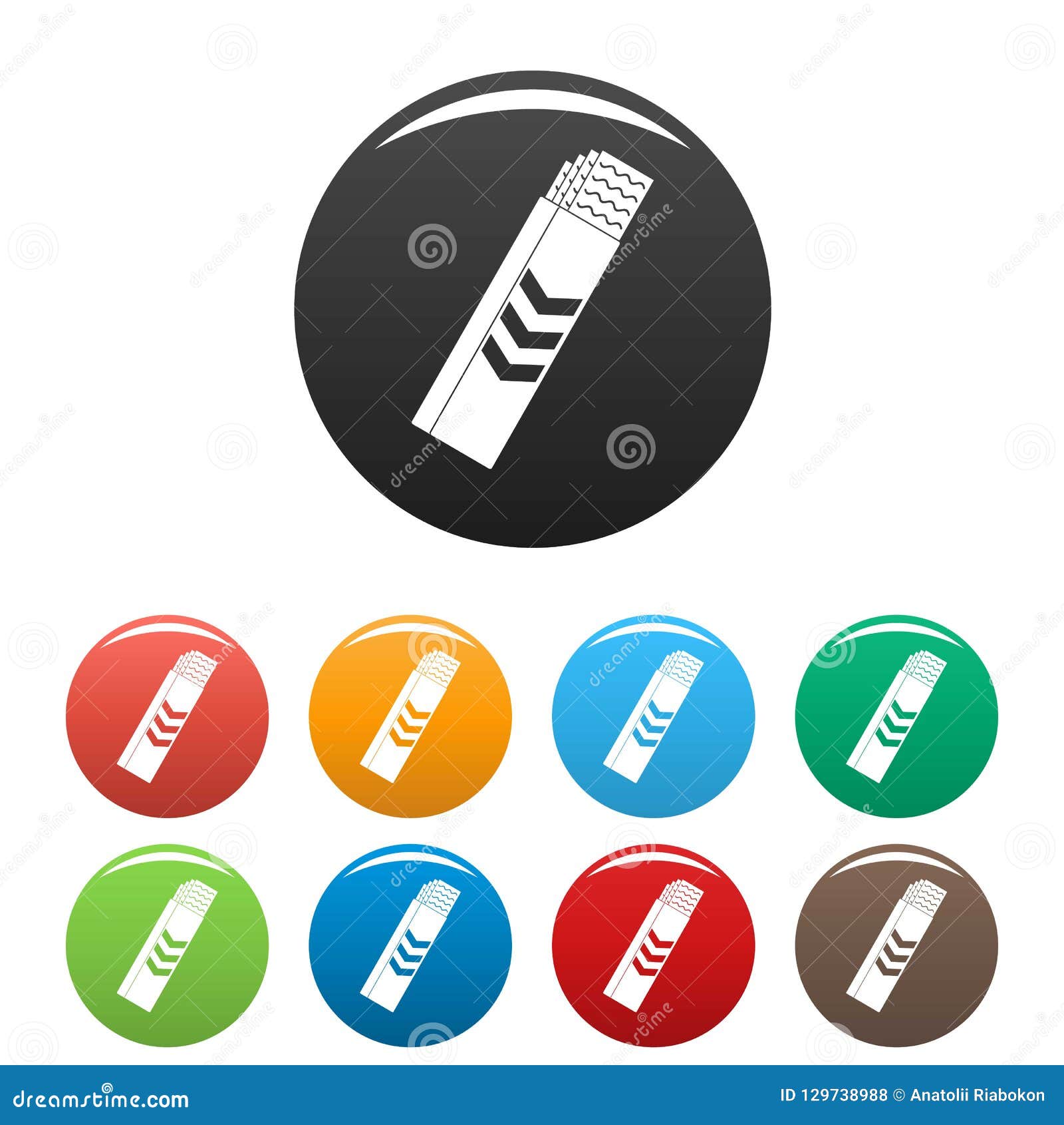 Gum Sticks Icon, Simple Style Stock Vector - Illustration of font ...