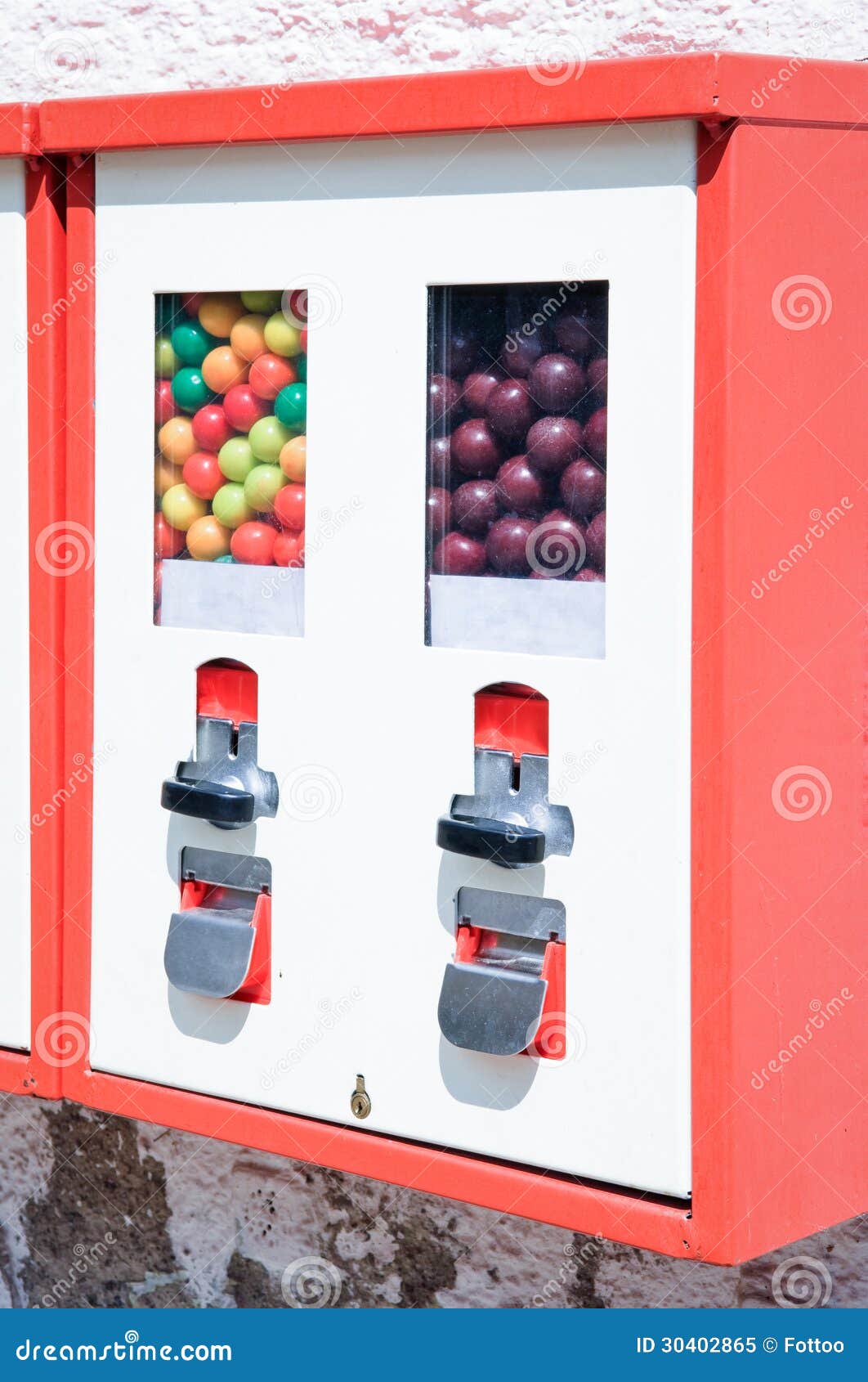 Gumball machine stock image. Image of chewing, outdoors - 30402865