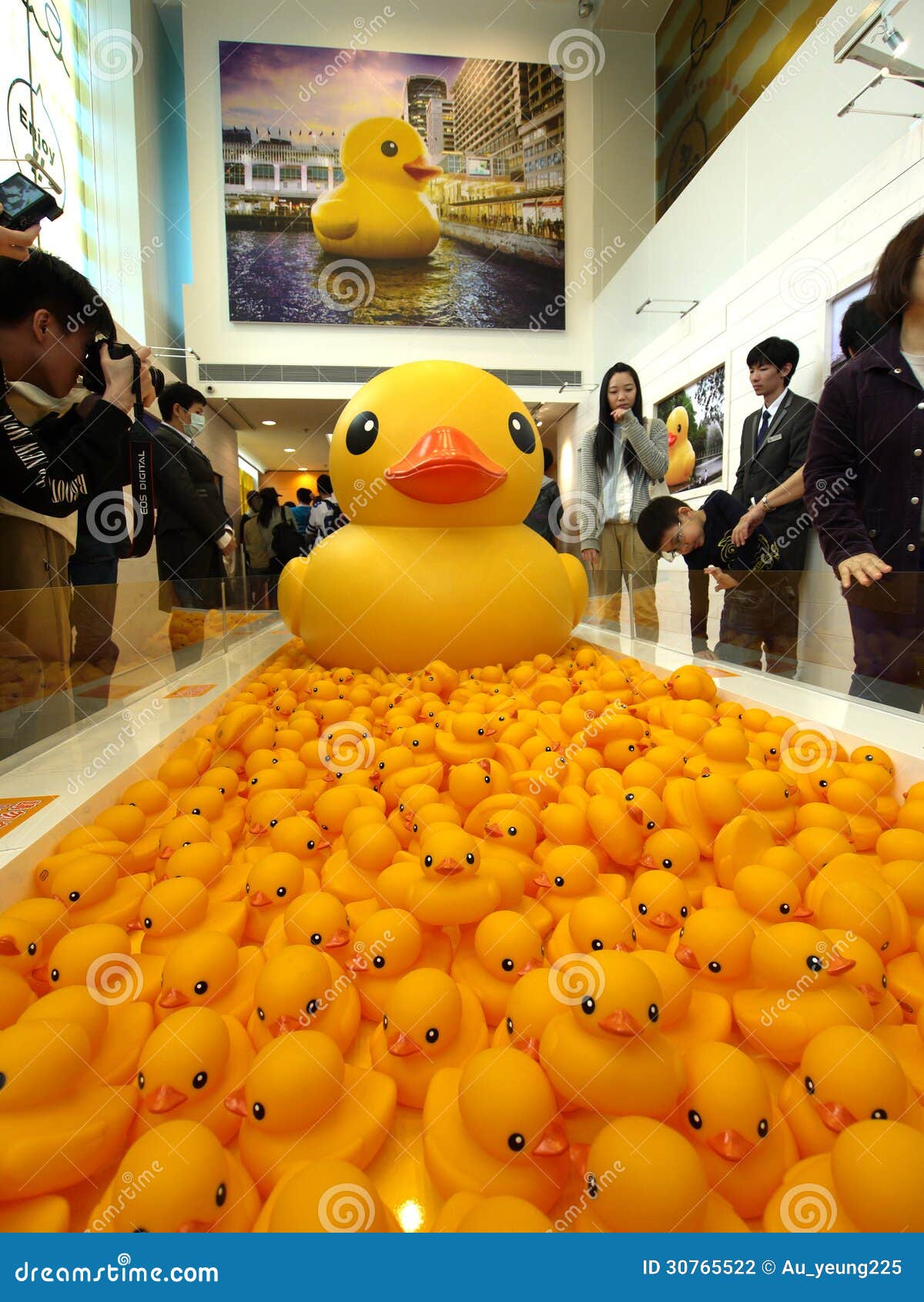 Gummi-Duck Project in Hong Kong Redaktionelles Stockfotografie - Bild ...