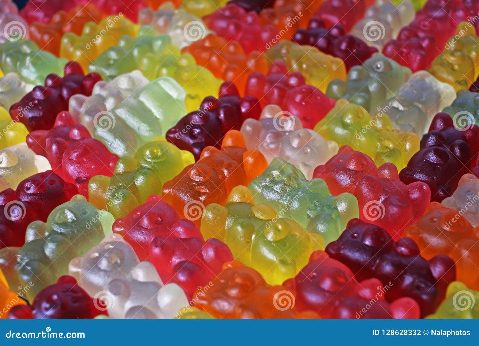 Gummy Bear Background. Gummy Bears As Texture. Gum Bear Candy Colorful ...