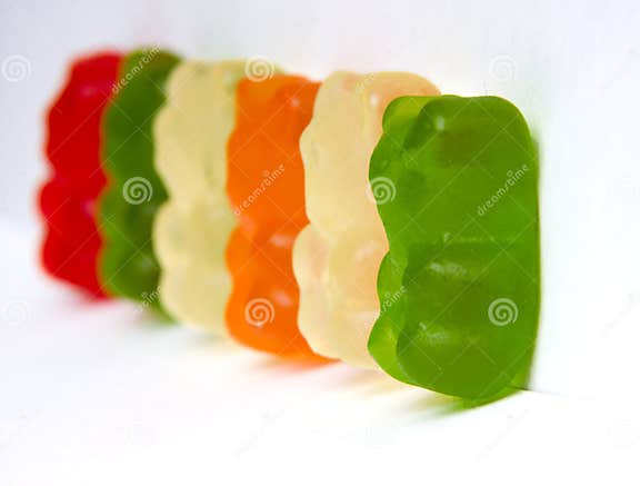 Gummy Bear Line Up editorial stock image. Image of wall - 3936249