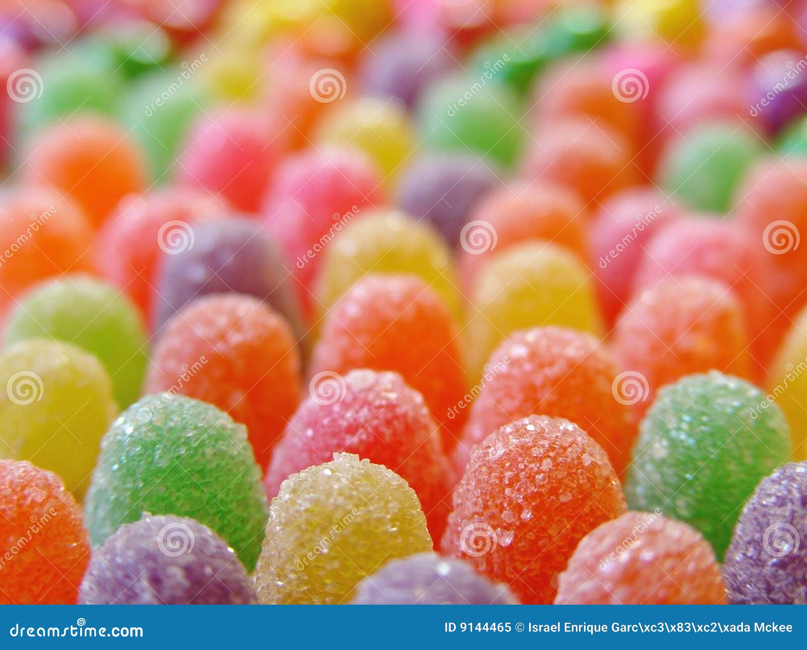 Gummy Candies in Perspective Stock Image - Image of color, quantity ...
