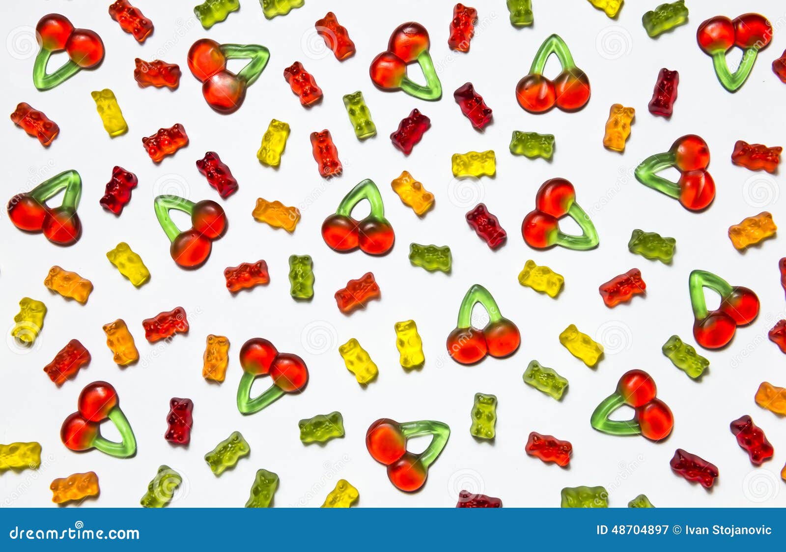 Gummy candy background editorial photography. Image of pattern - 48704897