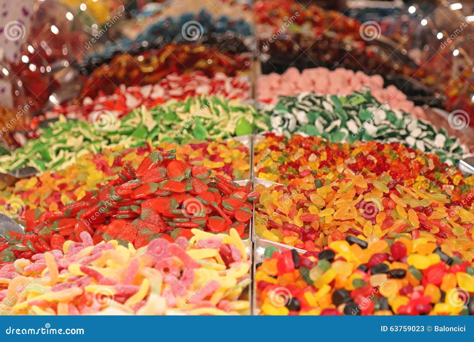 Gummy Candy stock image. Image of colorful, dessert, gummy - 63759023