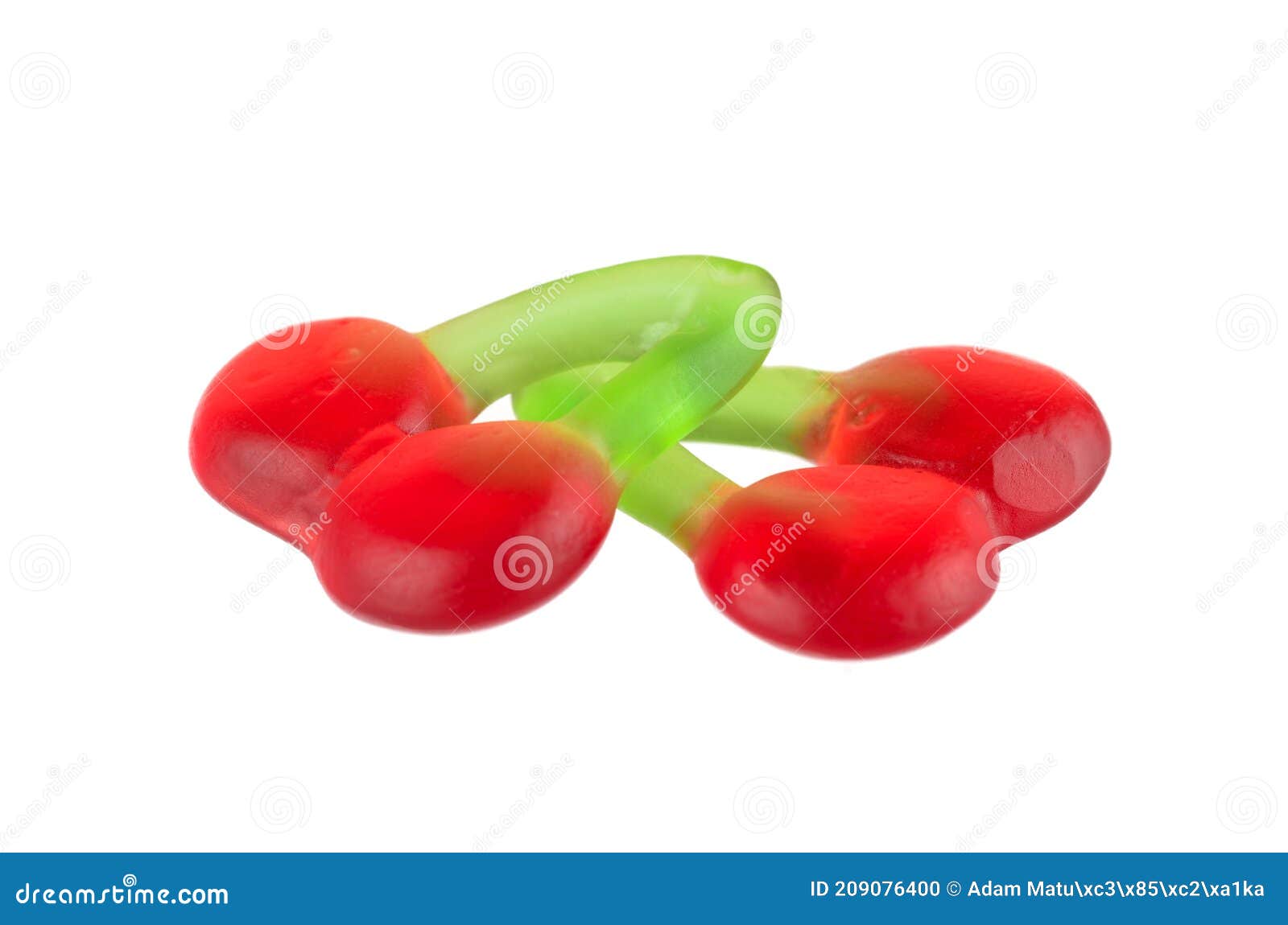 Gummy Cherries stock illustration. Illustration of confectionery ...