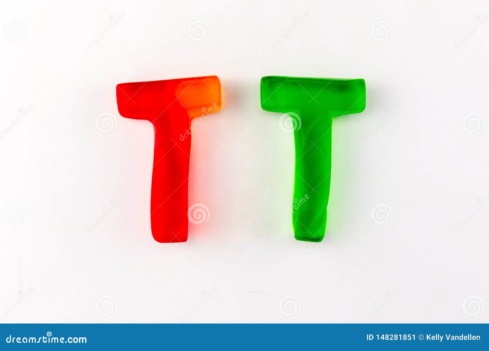 Gummy Letters T stock image. Image of elementary, candy - 148281851
