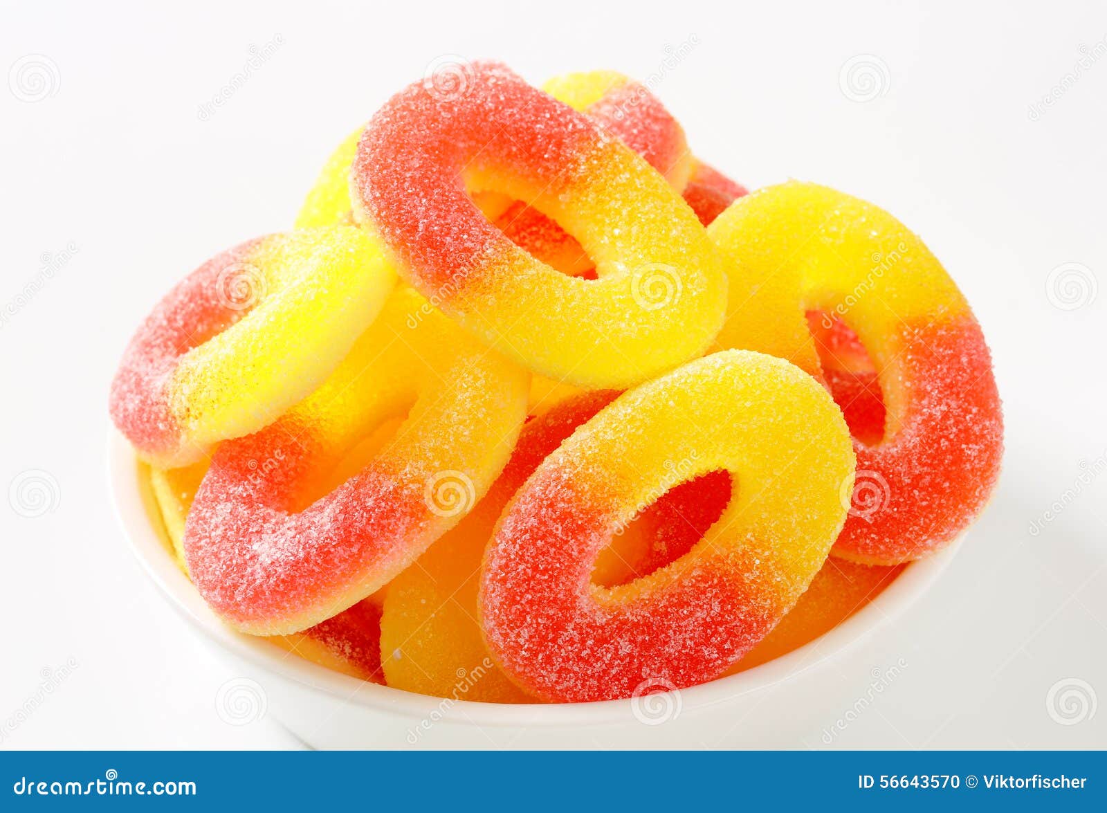 Gummy Rings stock photo. Image of snack, yellow, confection - 56643570
