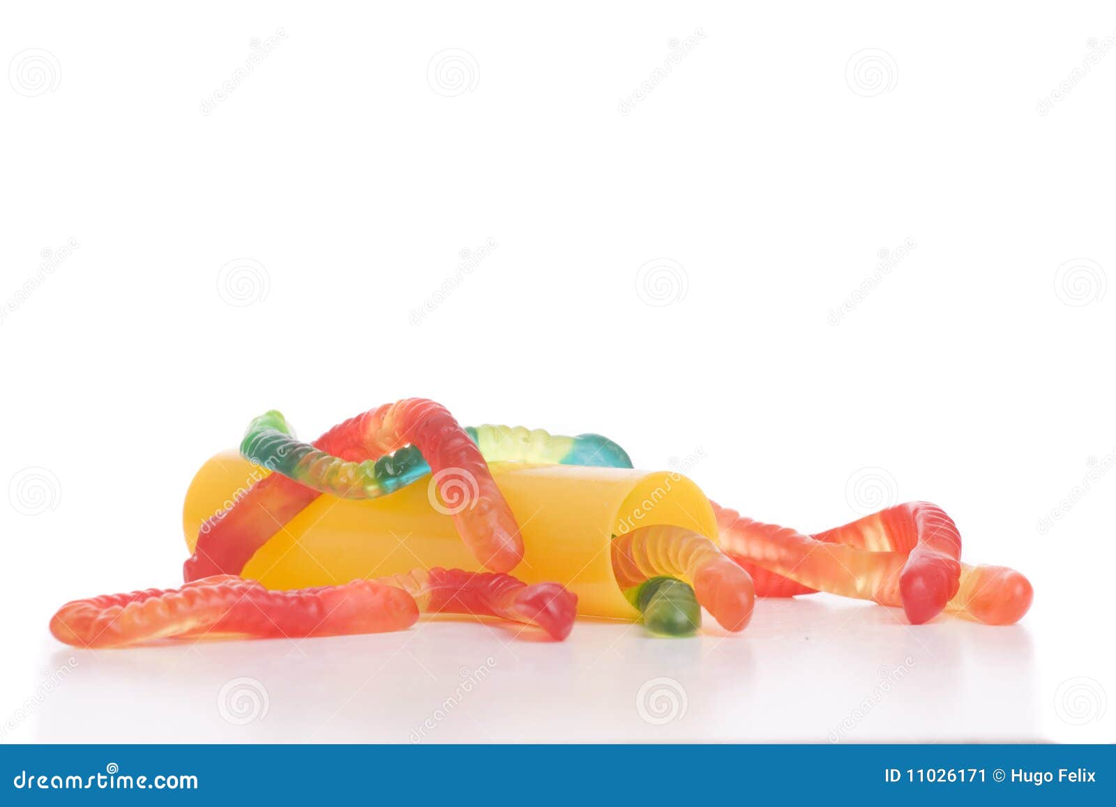 Gummy snakes stock image. Image of bright, macro, kids - 11026171
