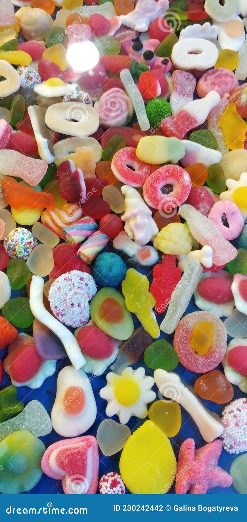 Gummy Texture for the Entourage in the Store Stock Photo - Image of ...