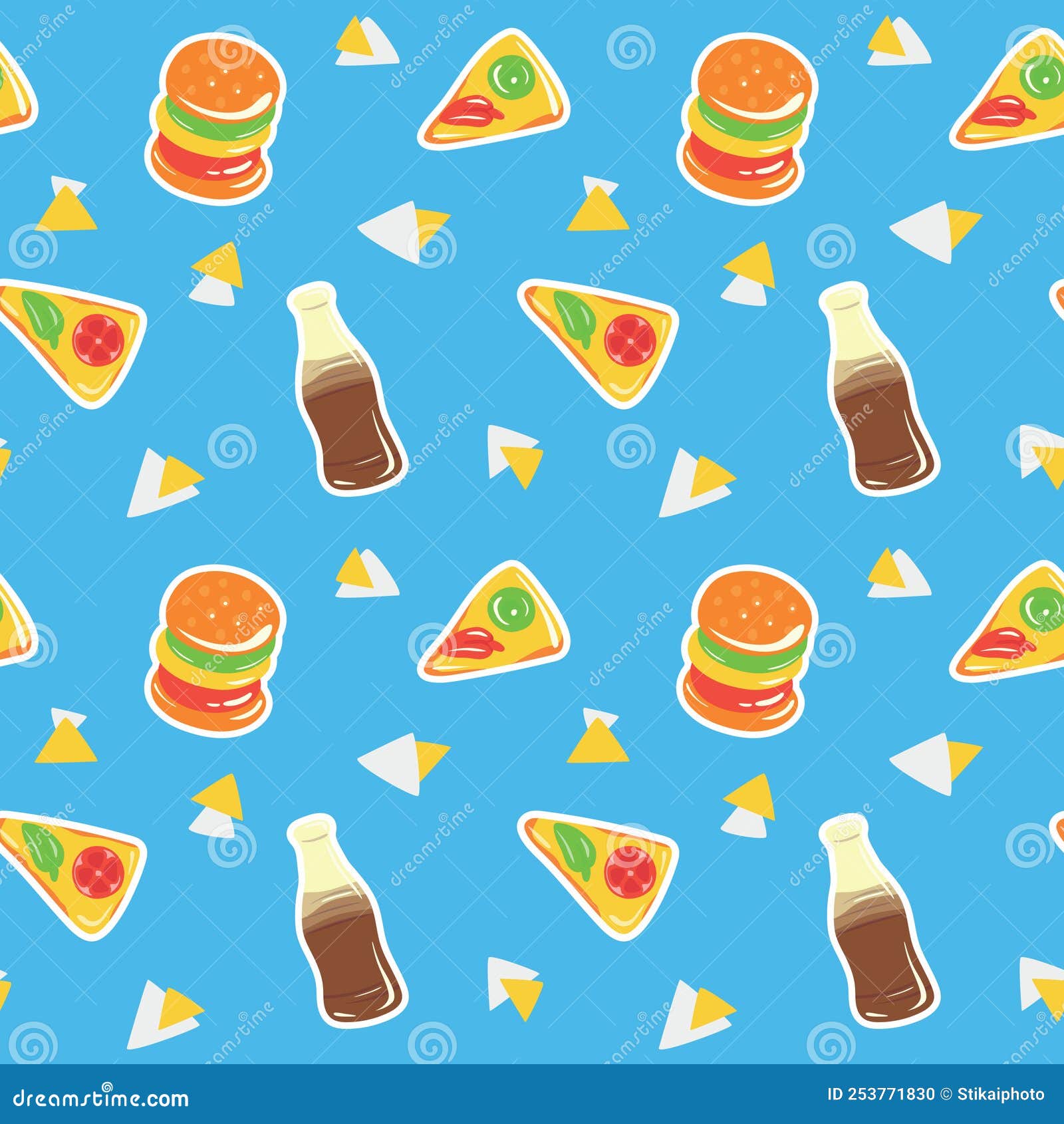 Colorful Repetitive Pattern Background of Gummy Candies Made of Simple ...