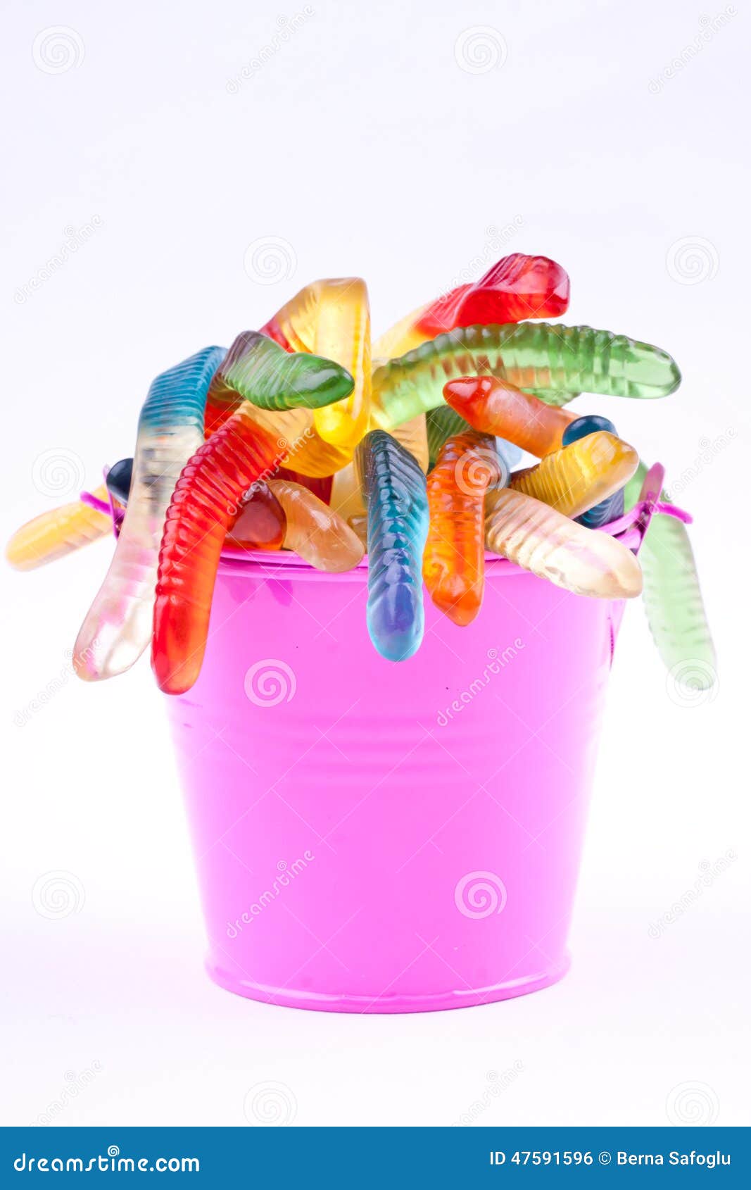 Gummy worm candies stock photo. Image of strawberry, gelatin - 47591596