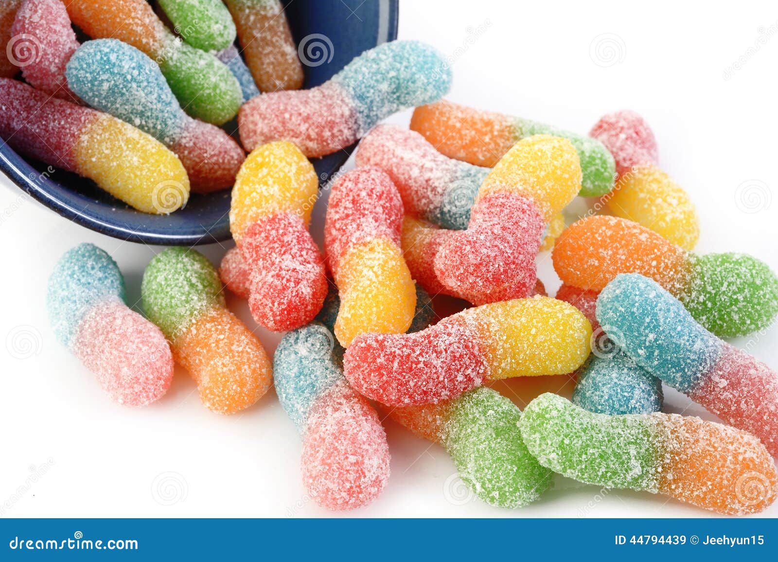 Gummy worm candy stock image. Image of colorful, flavor - 44794439