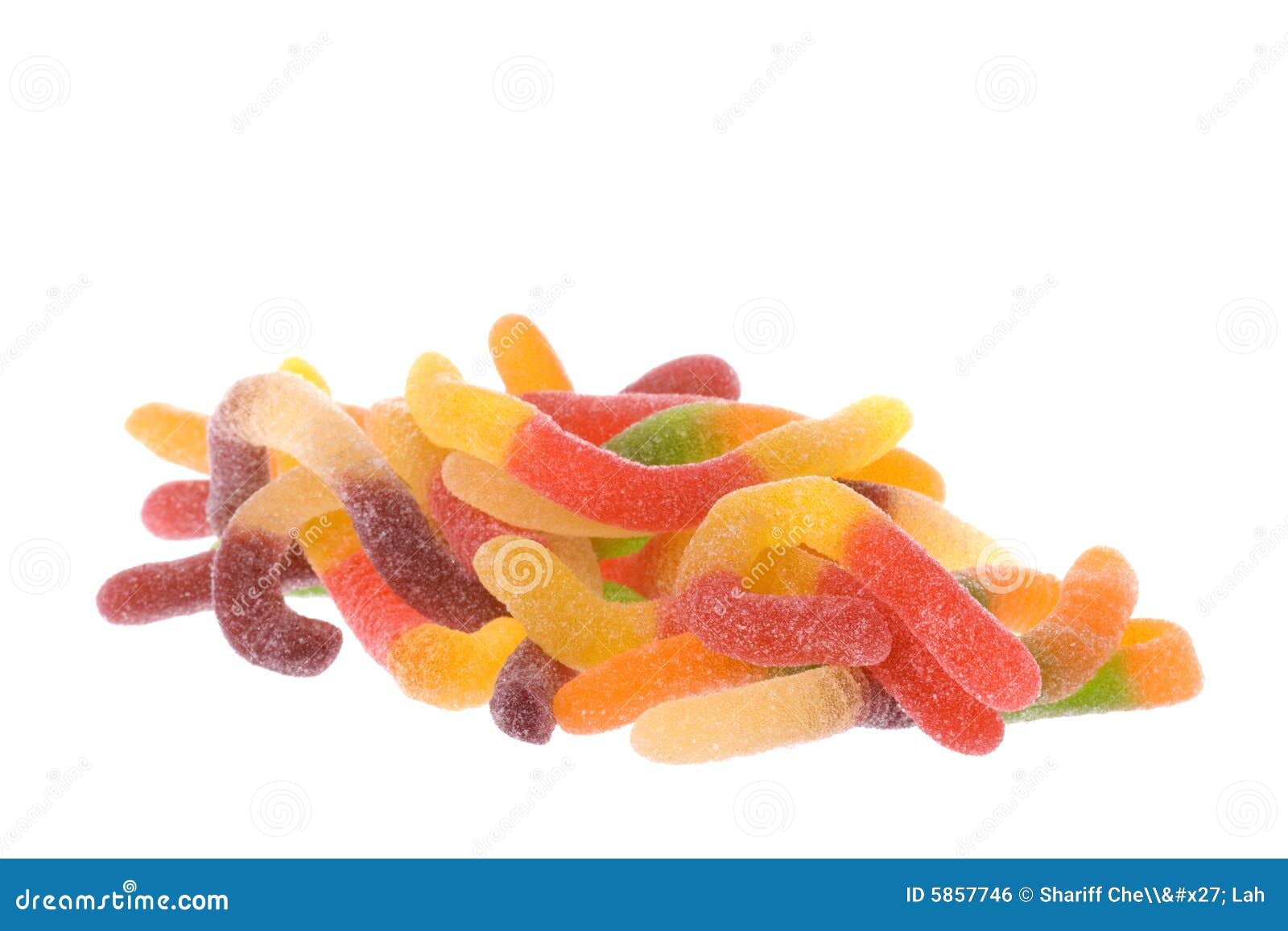 Gummy Worms stock photo. Image of gummy, jelly, worms - 5857746
